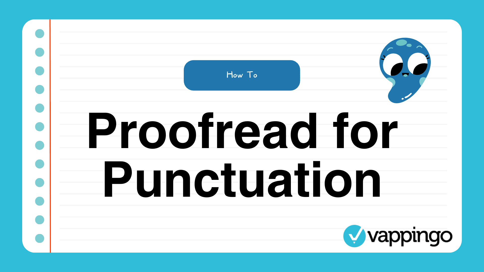Proofreading Punctuation: Free Printable Booklet