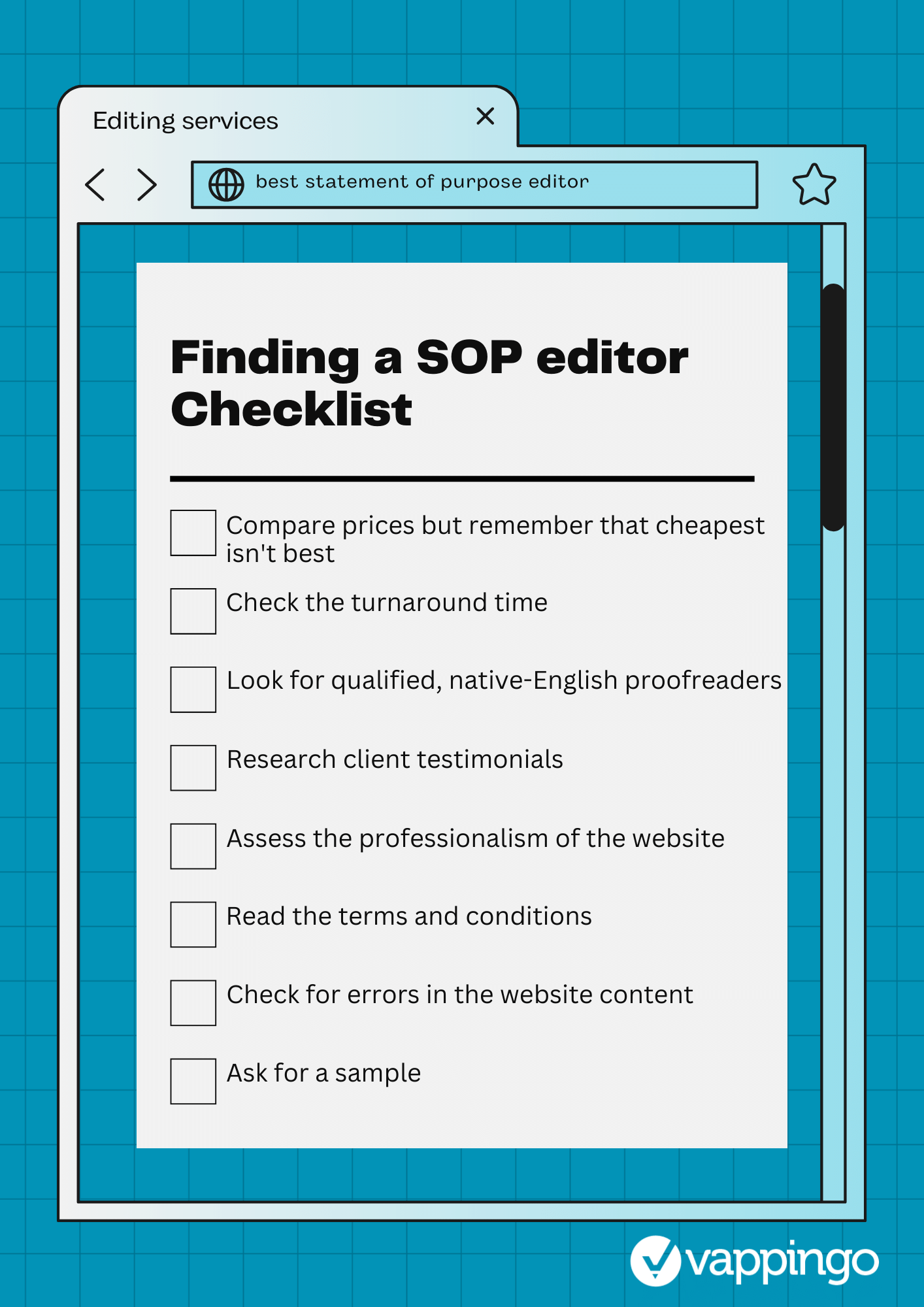 How to Find the Best SOP Editing Service