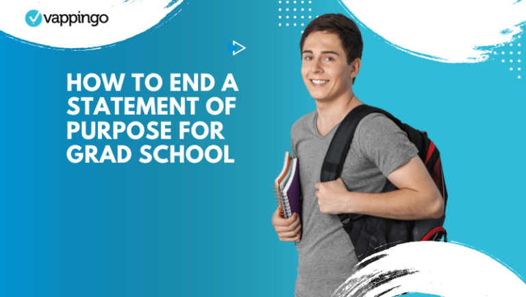 How to End a Statement of Purpose