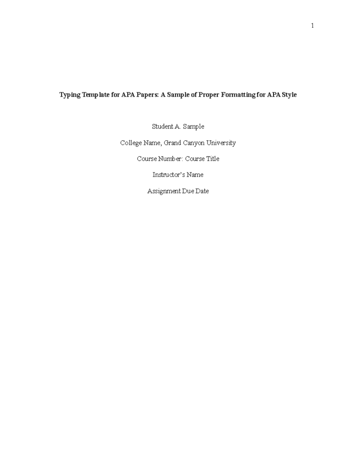 APA Title Page Format | A Complete Guide (7th Edition)