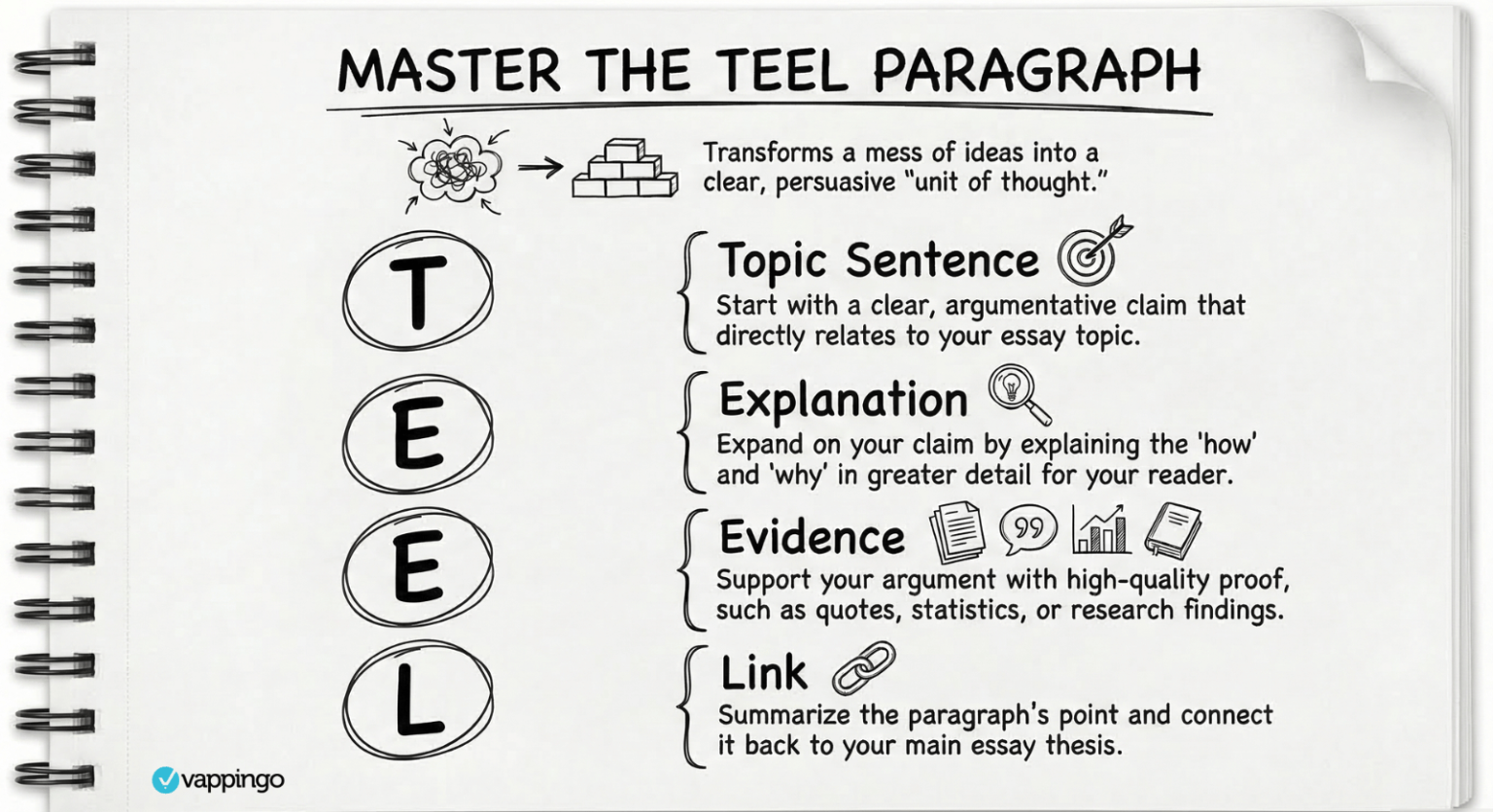 How to Use the TEEL Structure for Essays – Vappingo